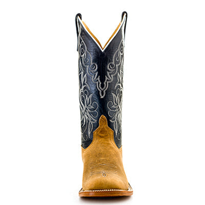 Anderson Bean Distressed American Bison Leather Boots - S1107