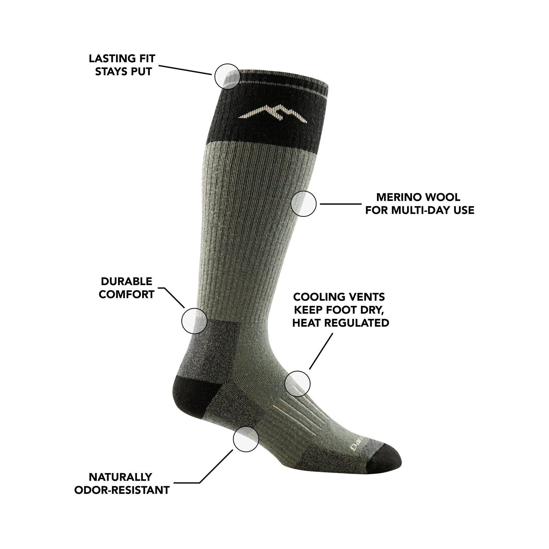 Darn Tough - Hunter Over-the-Calf - Heavyweight Hunting Sock